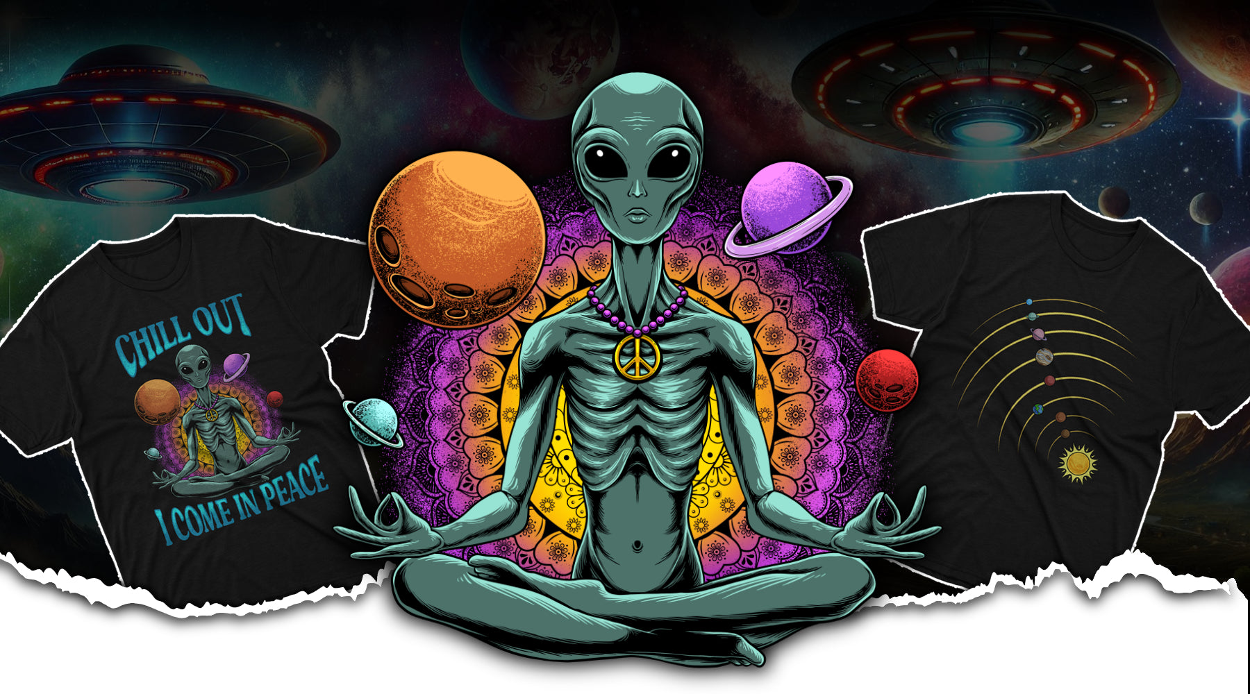 UFO Shirts | Funny Alien & Space-Themed Tees for True Believers